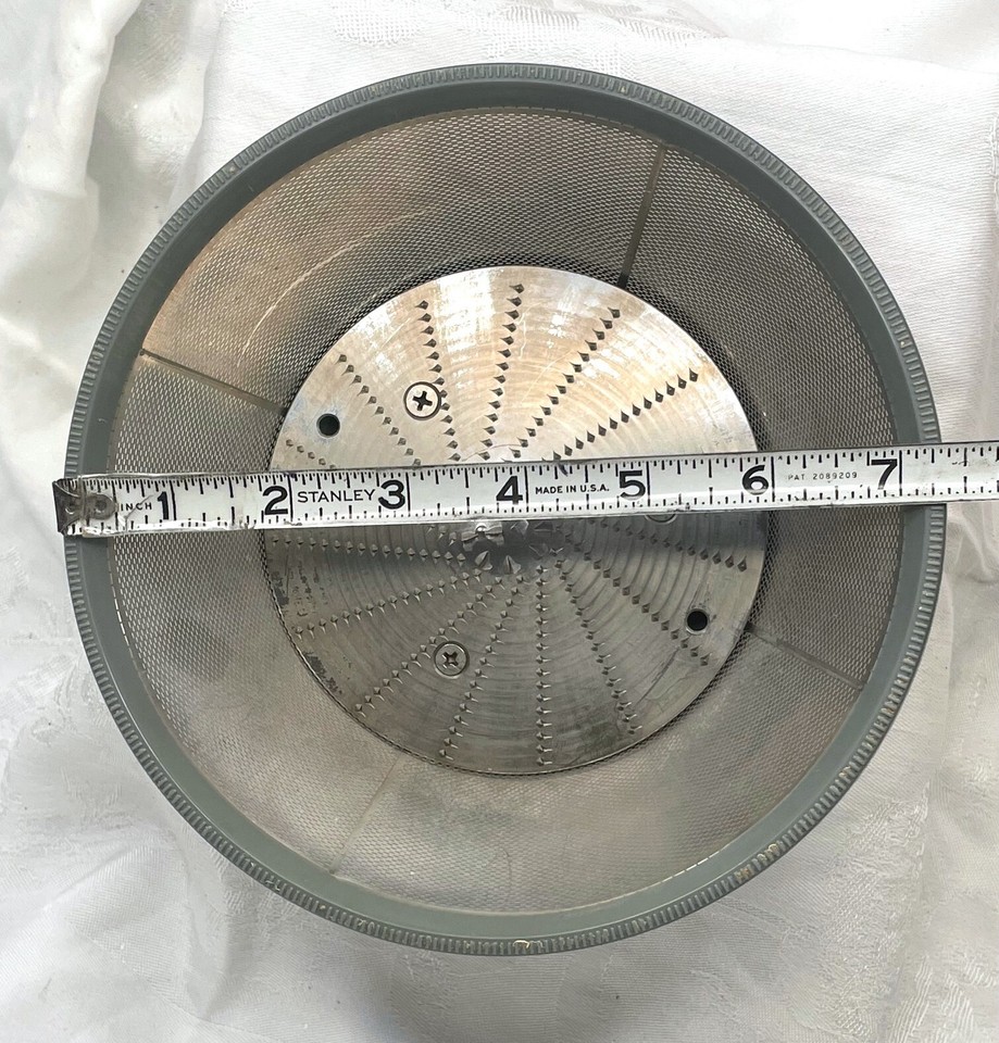 Jack LaLanne's Power Juicer Model E-1188 Black Replacement Part Basket ...