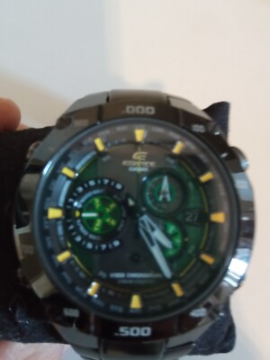 Casio Edifice Black label energia solare eqwm 1100 | eBay