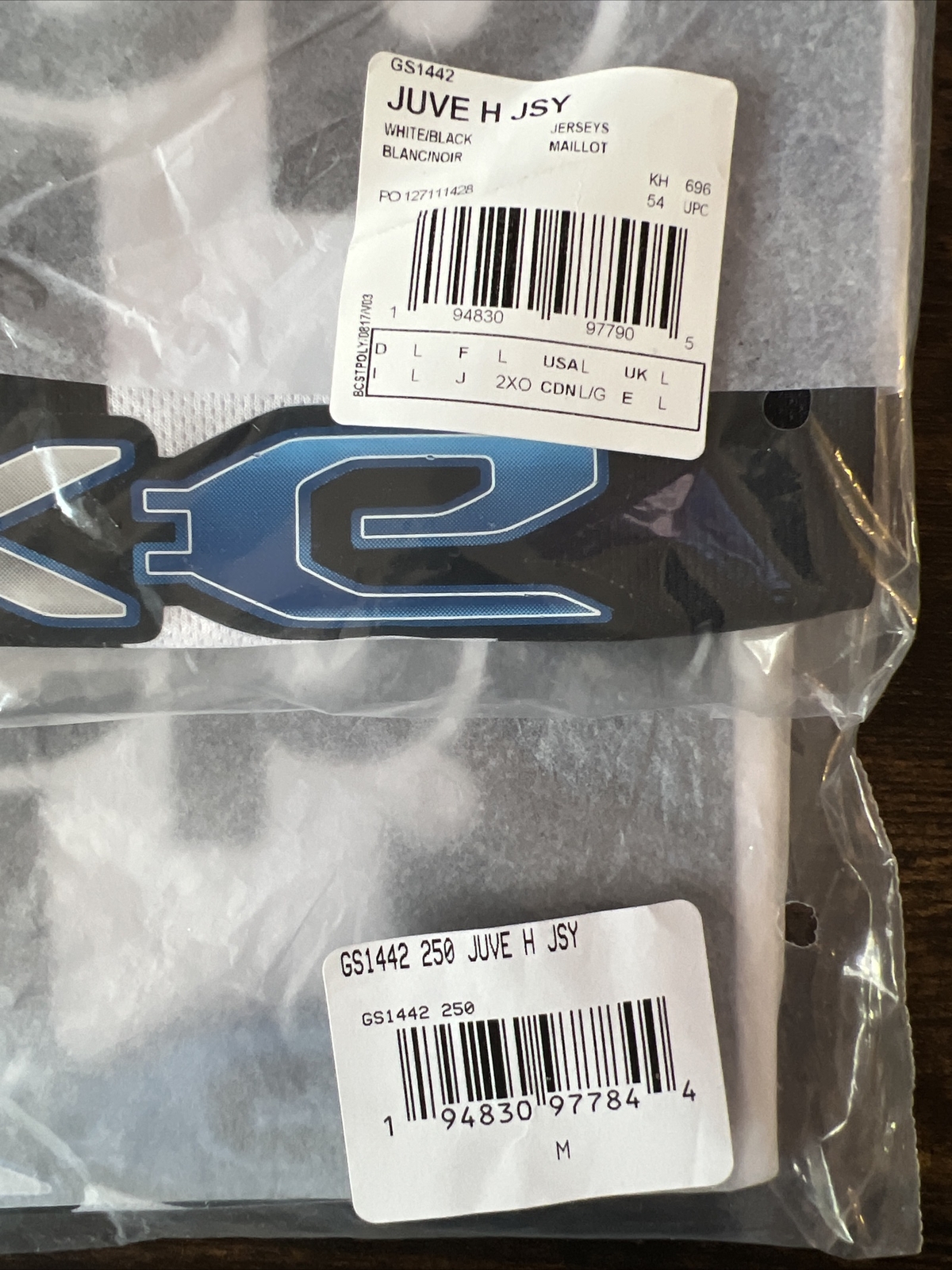 Adidas Juventus 21/22 Authentic Home Men's Jersey White Black Soccer ...