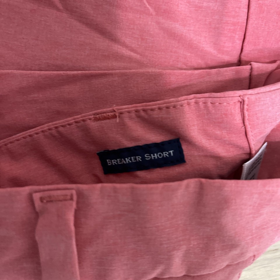 Vineyard Vines Breaker Short Pants Salmon Red 32 Nylon Tight Jersey ...