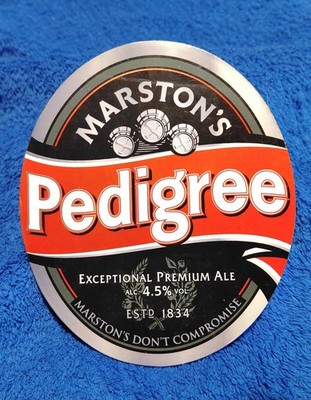 MARSTONS BREWERY PEDIGREE PUMP CLIP FRONT A | eBay
