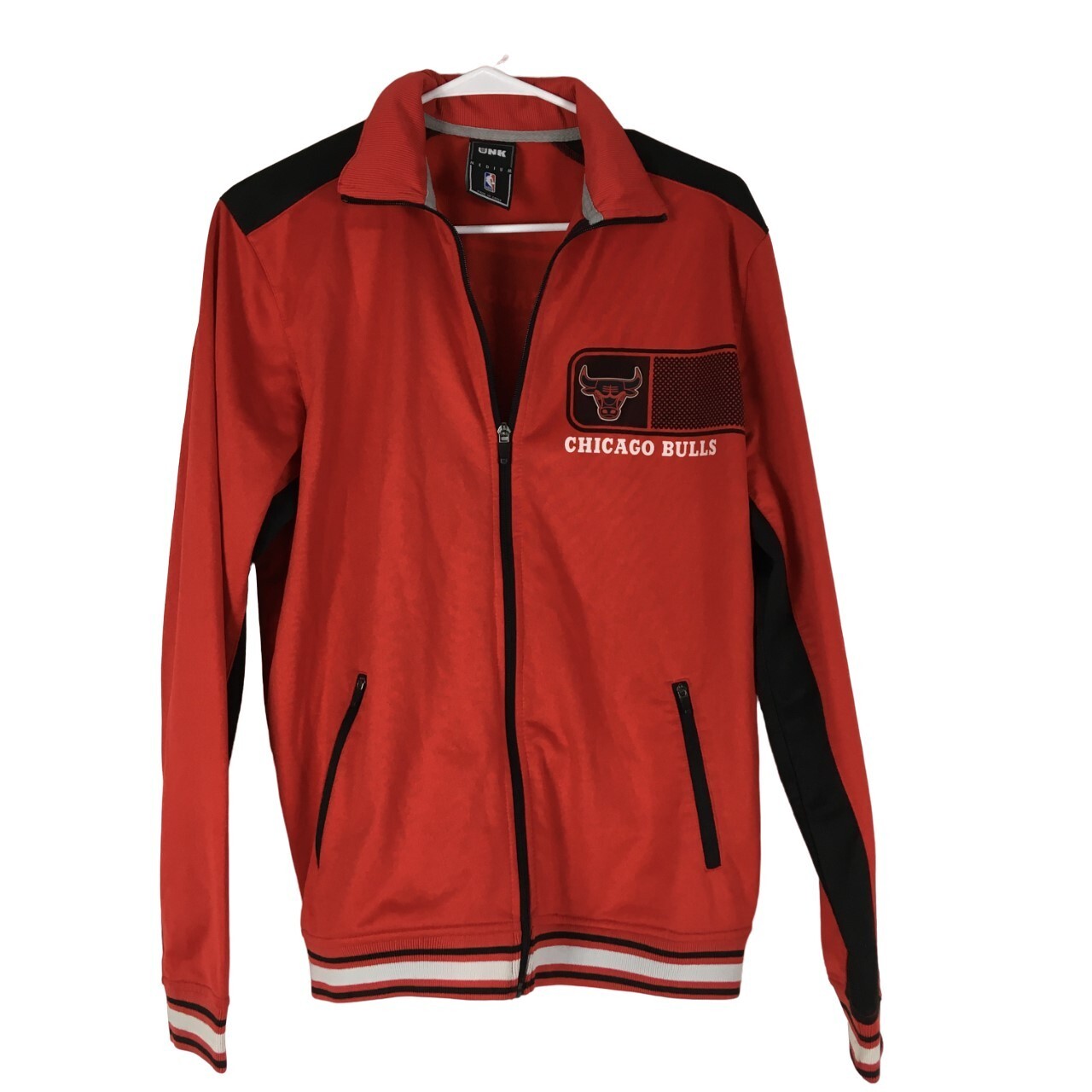 Chicago Bulls NBA UNK Track Jacket, Men’s M, Red & Black, Full Zip | eBay