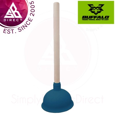 Buffalo POP Rubber Plunger with Powerful Suction Cup│For Toilets-Sink ...