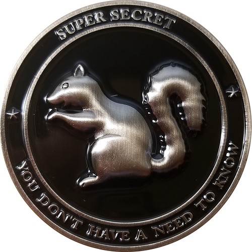 SECRET SQUIRREL ALIEN TECHNOLOGY CHALLENGE COIN ROSWELL AREA 51 28 | eBay