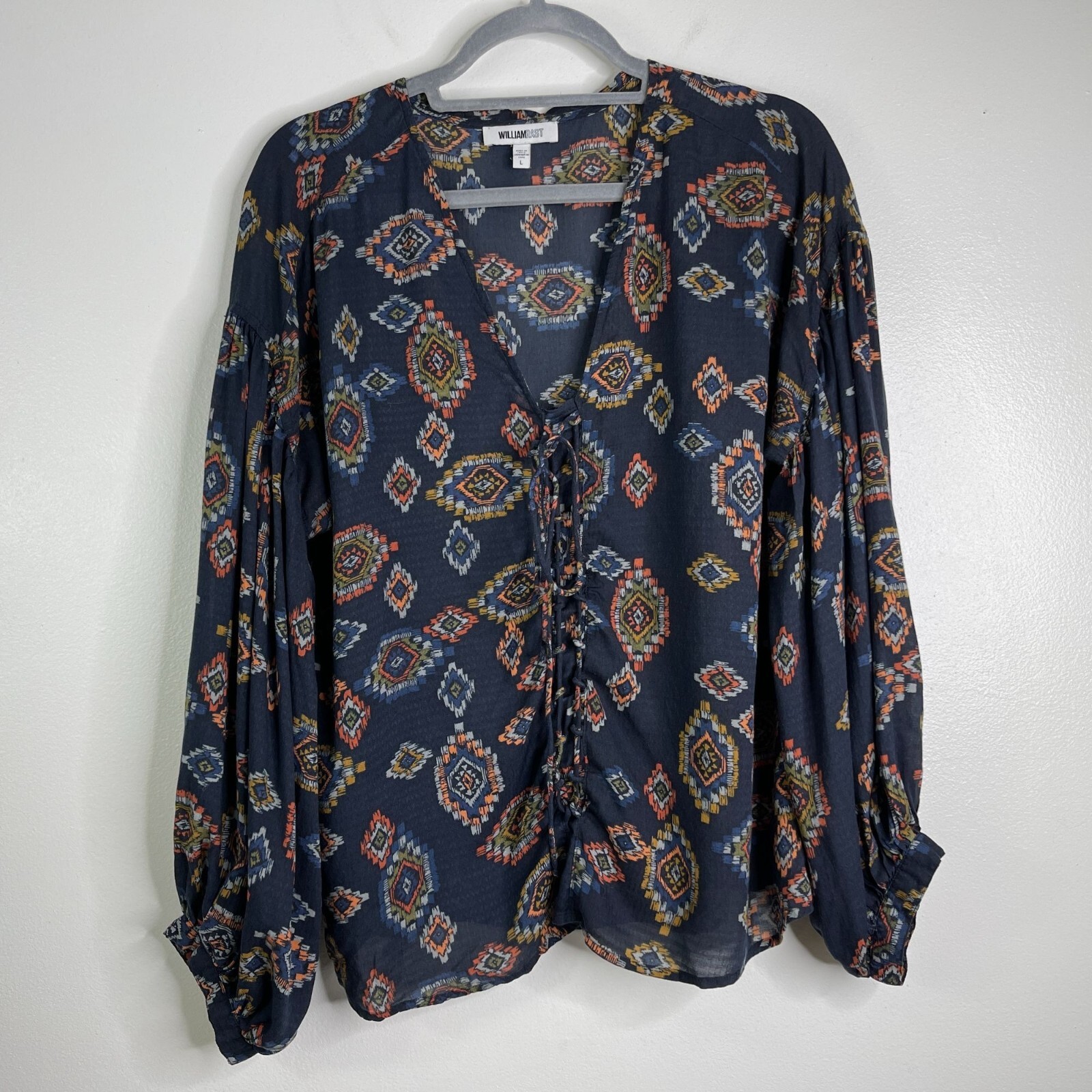 William Rast James Night Sky Top Western Boho Oversiz… - Gem