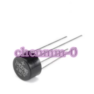 10PCS In line 2W102A /1000V round bridge rectifier silicon bridge ...