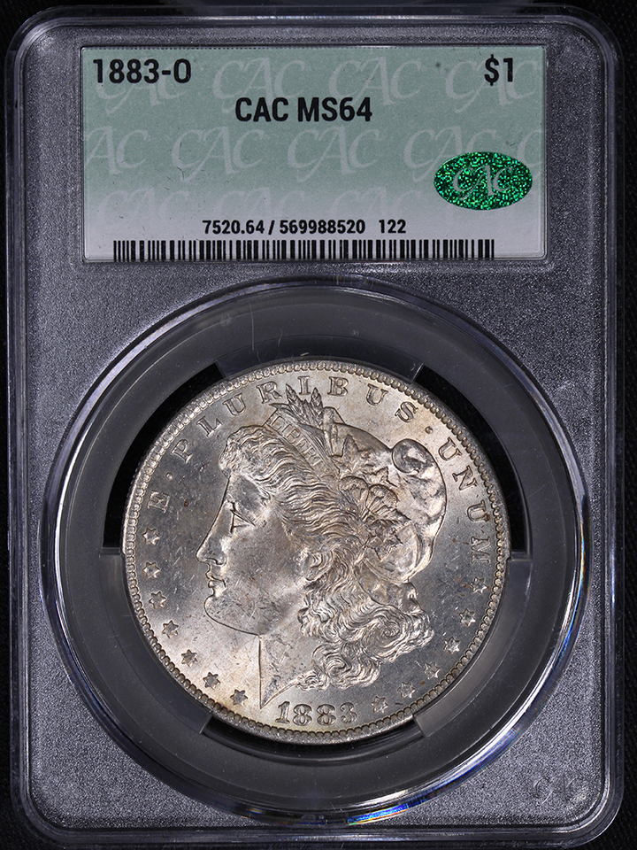 1883-O Morgan Silver Dollar CAC Grading MS64 Nice Luster Nice Strike | eBay
