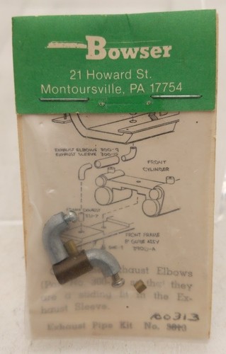 Bowser 100313 HO Scale Exhaust Pipe Steam Locomotive Kit | eBay