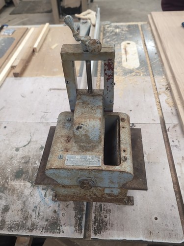 M & M Moulder Planer Perkins Machine bench top collectible wood molding ...