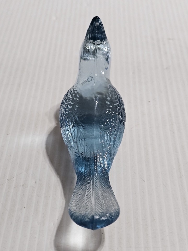 Fenton Blue Jay Glass Cardinal Bird Figurine Very Nice 5" Long | eBay