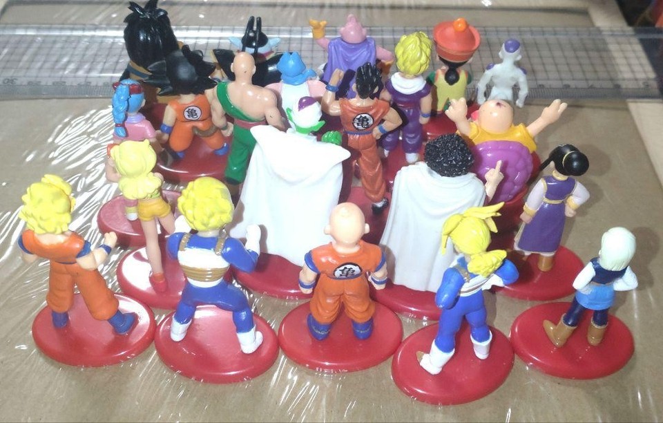 DRAGON BALL Mini Figure lot of 21 Set sale Majin Buu Krillin Bulma ...