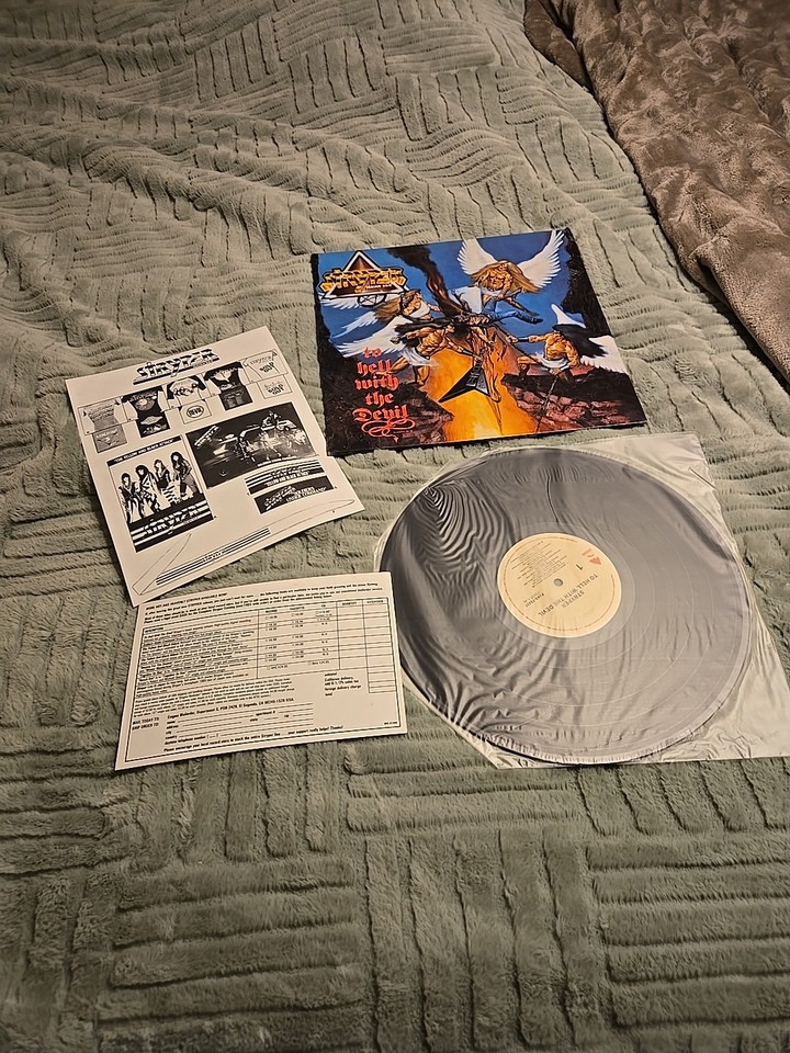 **RARE Cover w/ Inserts** STRYPER "To Hell With The Devil" (1986 ...