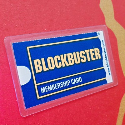 Vintage Original Blockbuster Membership Card Laminated 2003 Richard ...