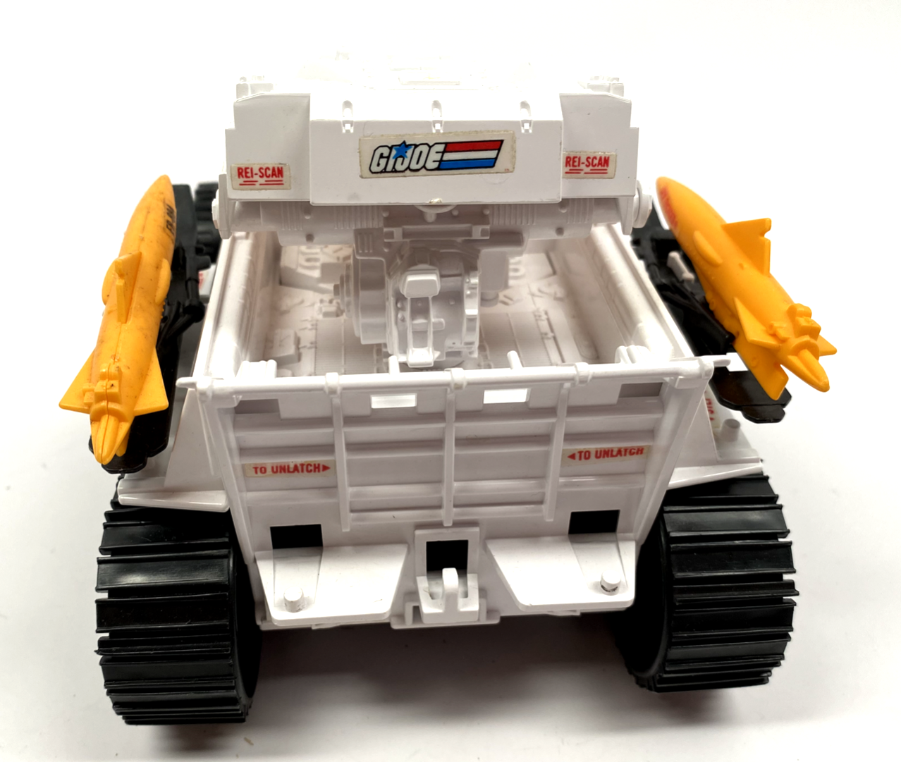 Vintage 1985 G.I. Joe Snow Cat Vehicle EB-884 w/ Driver Action Figure ...