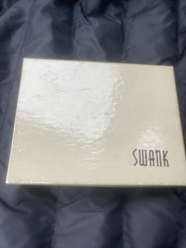 New Vintage Swank Black Leather Wallet In Box | eBay