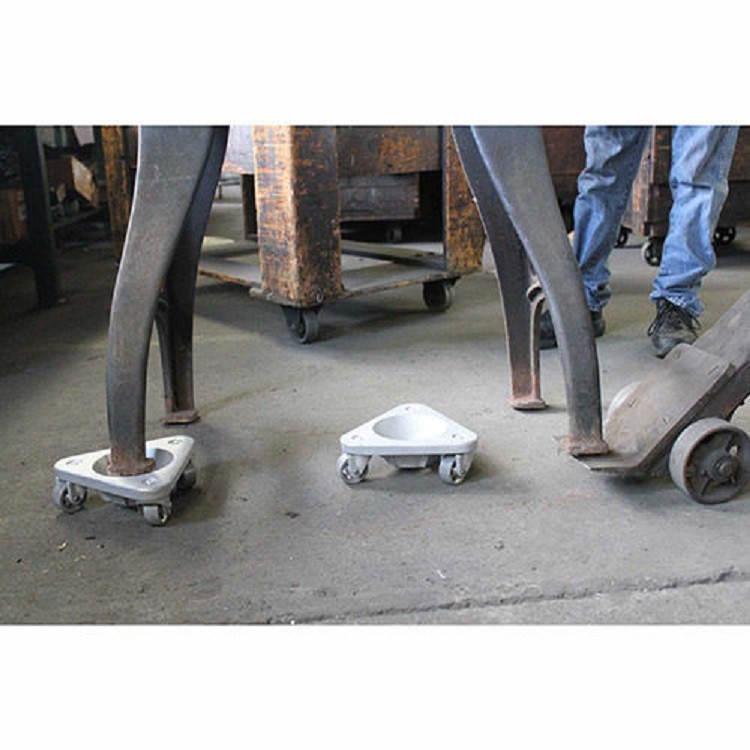 NEW! Cast Iron Triangular Cup Dolly Phenolic Wheels - 750 Lb. Capacity ...