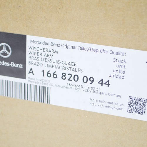 NEW MERCEDES-BENZ GL-CLASS X166 FRONT RIGHT WIPER ARM A1668200944 2015 ...