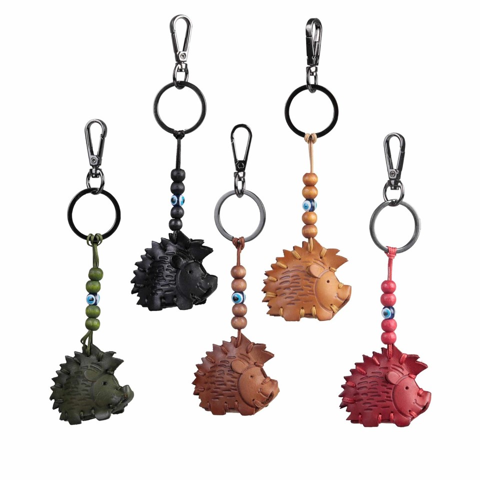 Leather Elephant Keychain, Charm for Women's Purse & Bags | Handmade ...