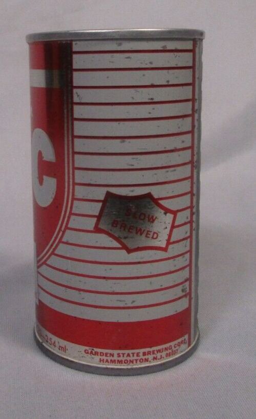 Vintage Red and White Premium ABC Beer Can | eBay