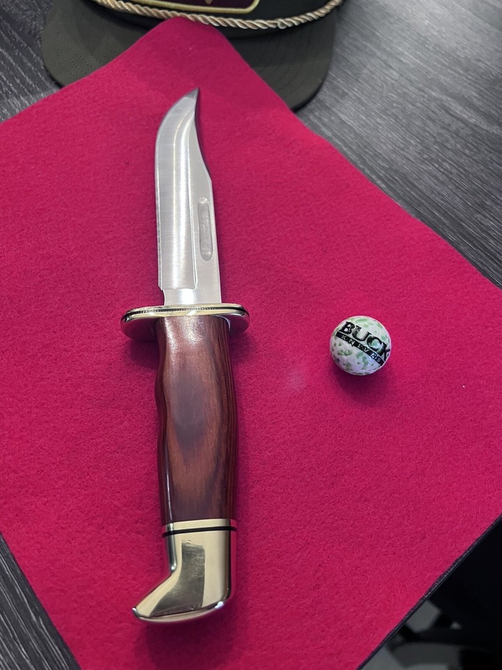 BUCK USA 119 BRASS POMMEL /GUARD SHEATH NO BOX. EXCELLENT CONDITION ...