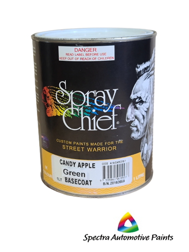 Spray Chief Candy Apple GREEN Pre Mixed 1Lt, Not DNA or House of Kolor ...