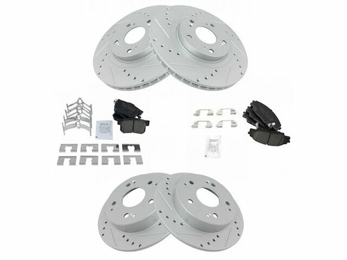 Front and Rear Brake Pad and Rotor Kit T192JG for RSX 2002 2003 2004 ...