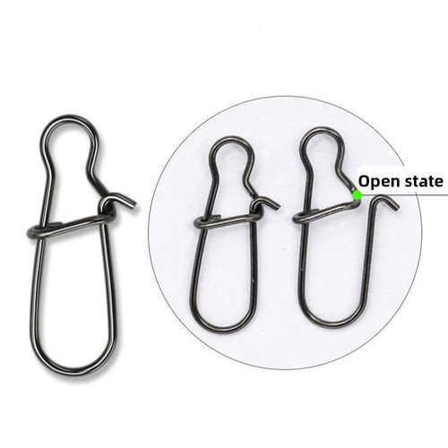 Connector Outdoor Tool Open Eye Clips Long Line Clip Fishing Buckle Pin ...