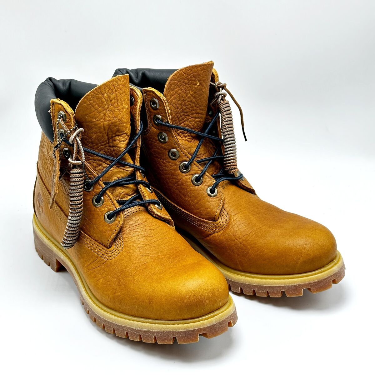 NEW* Men TIMBERLAND PREMIUM 6-INCH BOOTS Full-Grain Wheat NEW* Men TIMBERLAND PREMIUM 6-INCH BOOTS Full-Grain Wheat