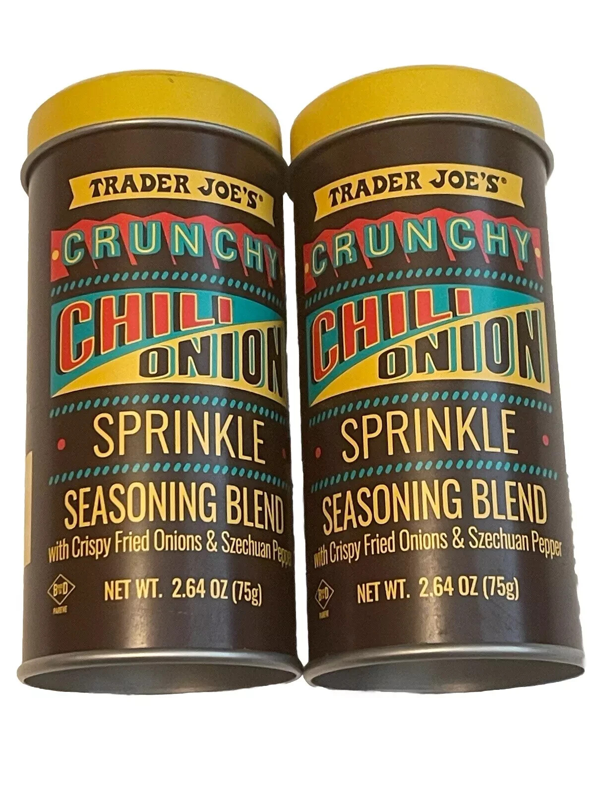 Trader Joe's Crunchy Chili Onion Crunch Sprinkle Seasoning Blend NEW 2 ...