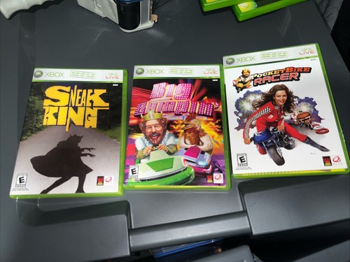 Sealed Burger King Xbox 360 Game Lot! Sneak King, Big Bumpin & Pocket ...
