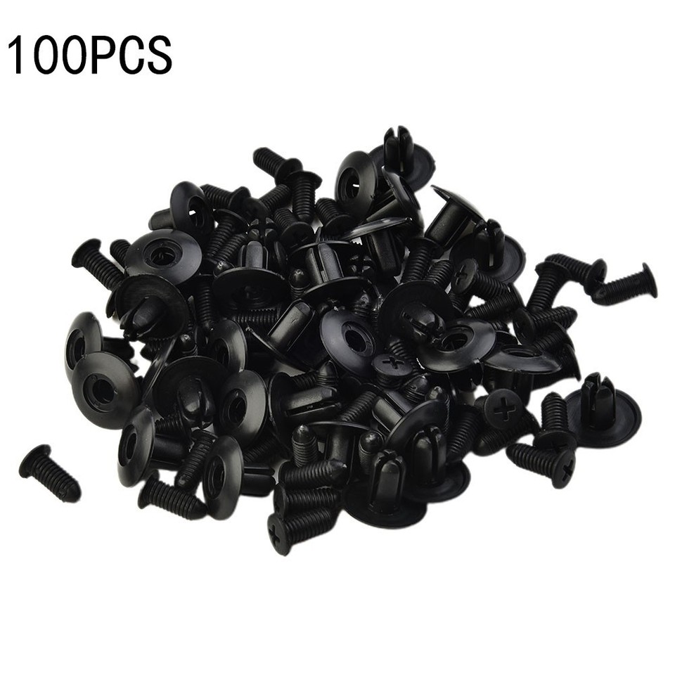 Fastener clips Fender Fixed Plastic Push pins Rivets 8mm Auto Decal ...