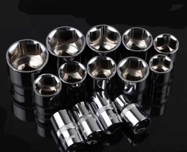 12- Piece Socket Wrench Set 1/4”- Drive Ratchet Handel 4-13mm Metric | eBay