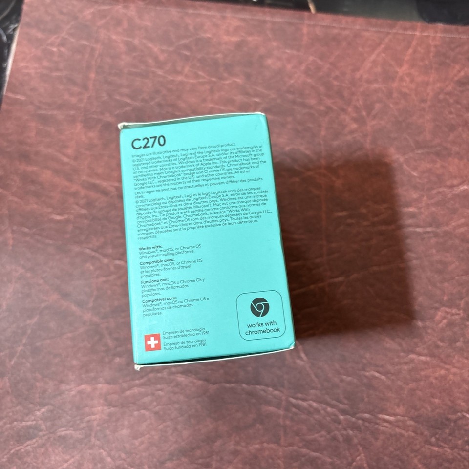 Logitech C270 HD Webcam Black 720p BRAND NEW SEALED 97855070739| eBay