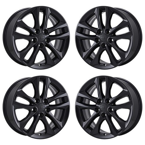 17" CHEVROLET MALIBU SATIN BLACK WHEELS RIMS FACTORY OEM 5715 2016-2018 ...