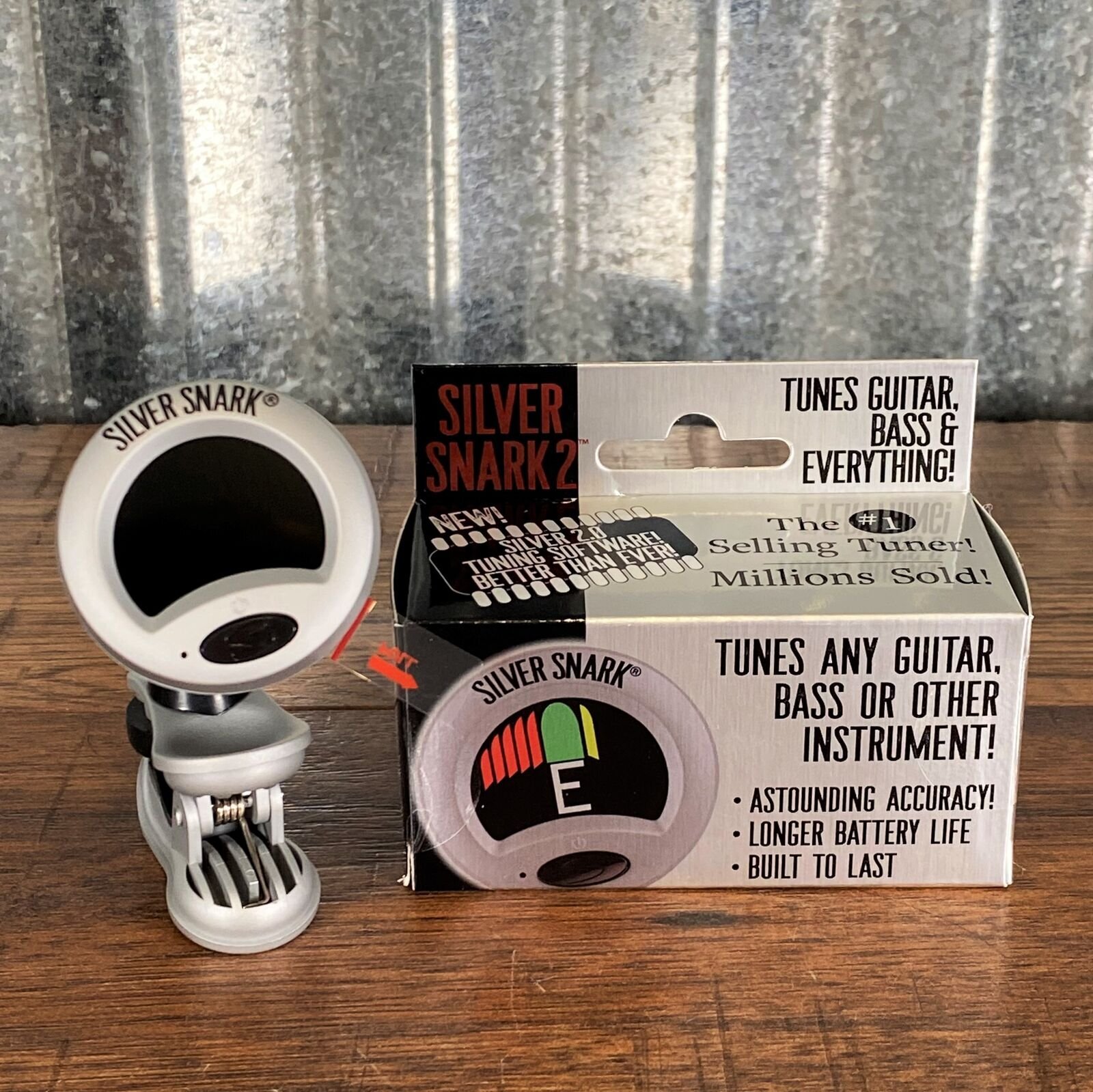 SNARK SIL1 Silver Clip-on Chromatic Tuner for sale online | eBay