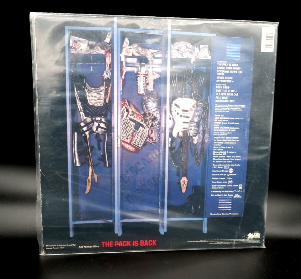 The Pack Is Back [LP] by Raven (UK Band) Vinyl Promotional 75678162916 ...