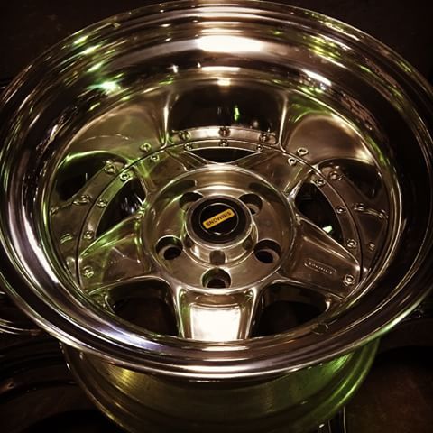 Simmons wheels B45 custom 3 piece wheels 15 and 16 inch Ford falcon ...