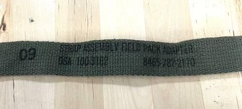 M56 Field Pack Adapter Vietnam 1966 Date NEW Moves Buttpack High On ...