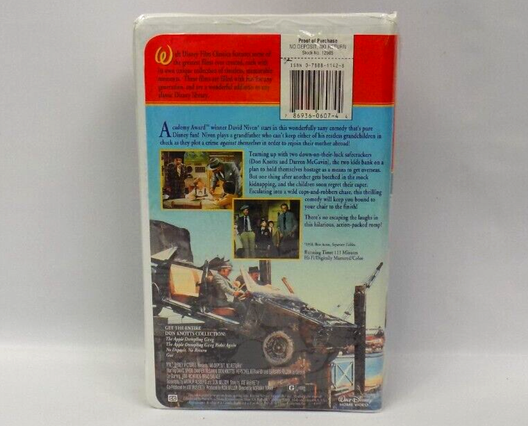 No Deposit, No Return (VHS, 1998, Don Knotts Collection) for sale ...