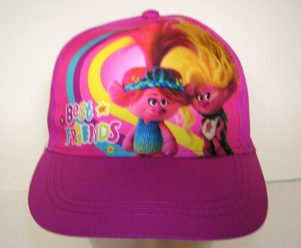 Trolls Band Together Best Friends Hat Baseball Cap Pink DreamWorks Adj ...
