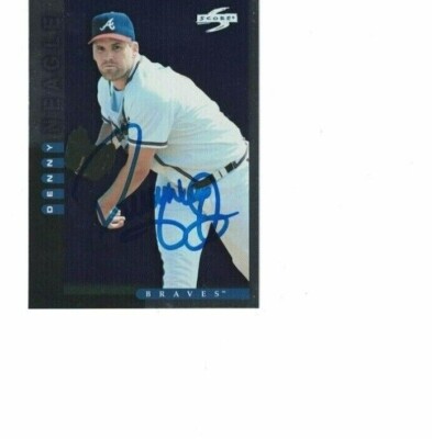 DENNY NEAGLE SIGNED IP SCORE PINNACLE #PP121 1997 ATLANTA BRAVES AUTO ...