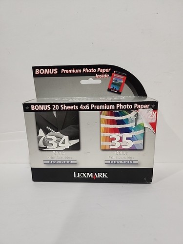 Lexmark No. 34 / 35 Bonus pack Black /Color High Yield Ink Cartridges ...
