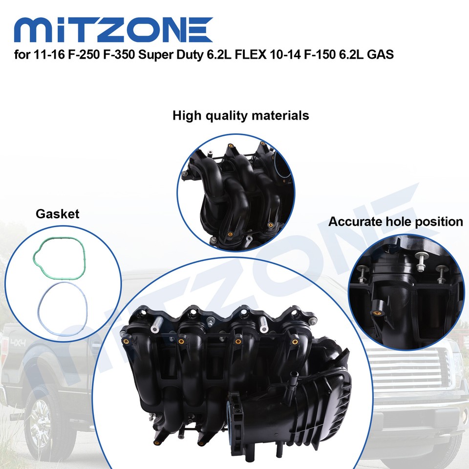 Mitzone Intake Manifold for Ford 11-16 F-250 F-350 Super Duty 10-14 F ...