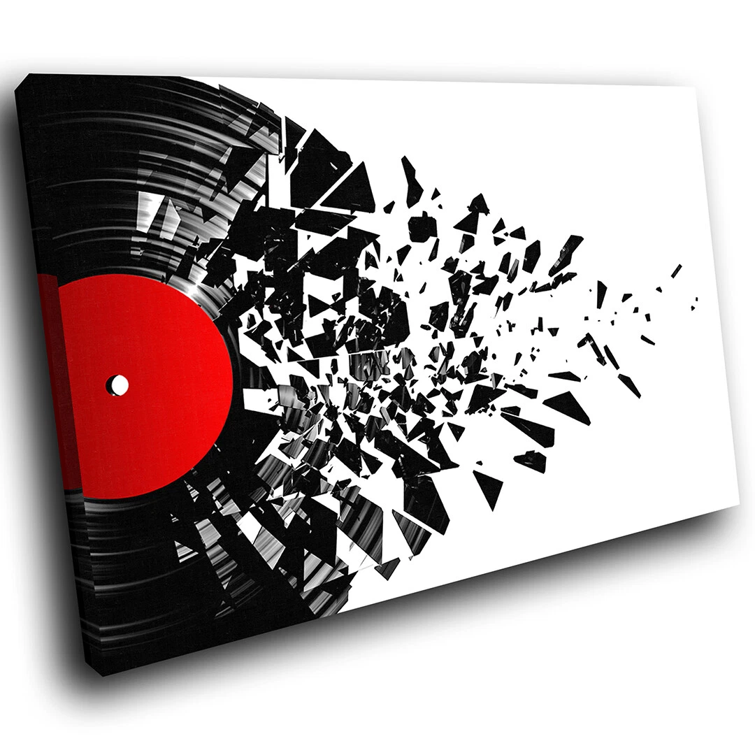 Black And White Abstract Music Art
