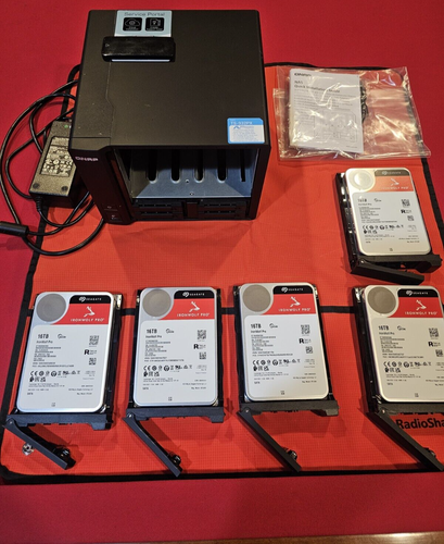 QNAP TS-932PX 9 Bay High-Speed NAS WITH FIVE Seagate IronWolf 16TB NAS ...