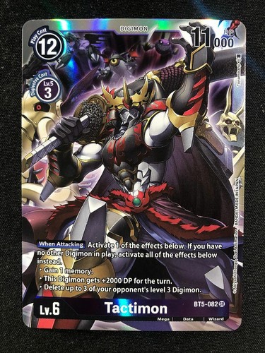Digimon BT5-082 SR Tactimon Battle of Omni Super Rare | eBay