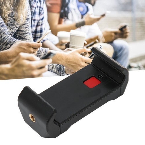 Phone Tripod Mount Adapter Rotatable Smartphone Holder Clip Mount Quick ...