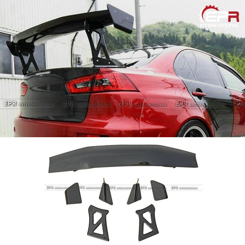 For Mitsubishi Evolution Evo 10 VSStyle Rear Trunk Wing Spoiler Lip ...