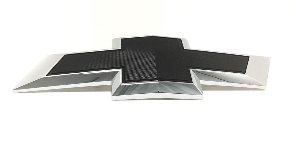 2022-2025 Chevrolet Silverado 1500 Front Grille Black Bowtie Emblem ...