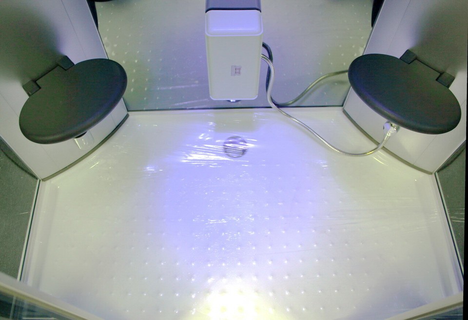 EMPIRESHOWER ER55-36SB-HD 2 PERSON STEAM SHOWER 55" x 35.5" x 85" free ...